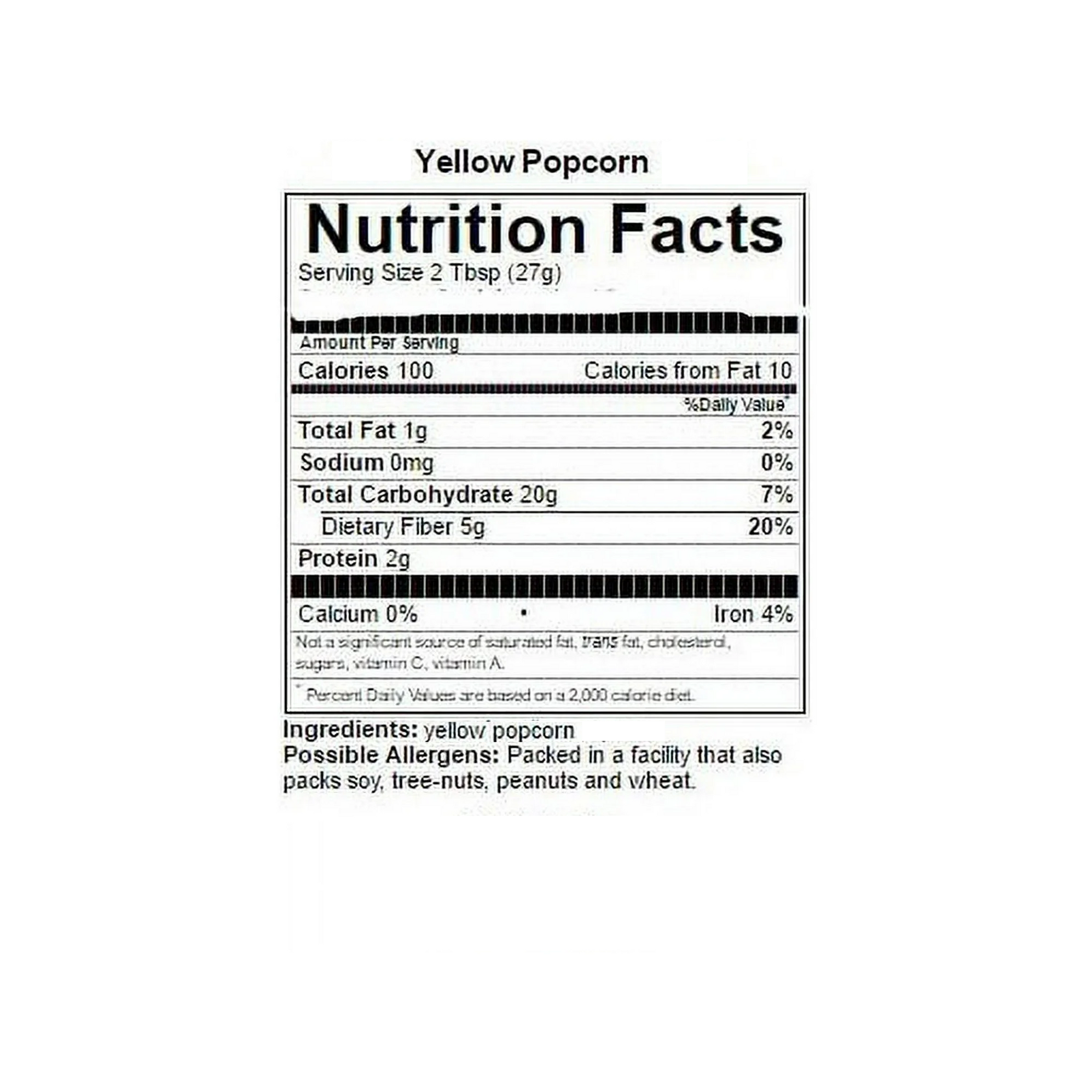 Raw Popcorn Kernels Yellow Bulk (6lbs, 12lbs, 18lbs, 24lbs) — The ...