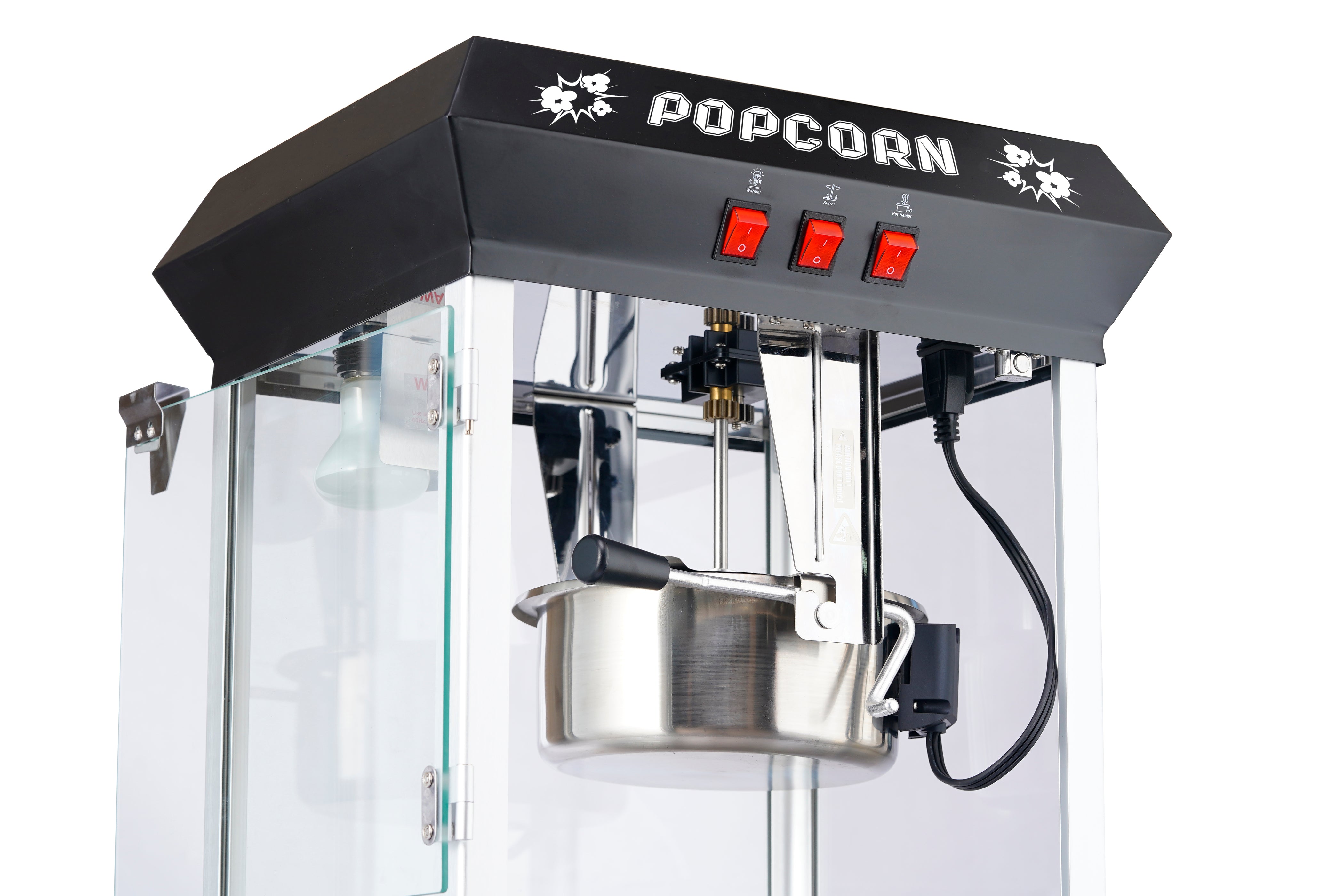 8oz Black Canadian Commercial Popcorn Machine with Stand 8oz — The ...