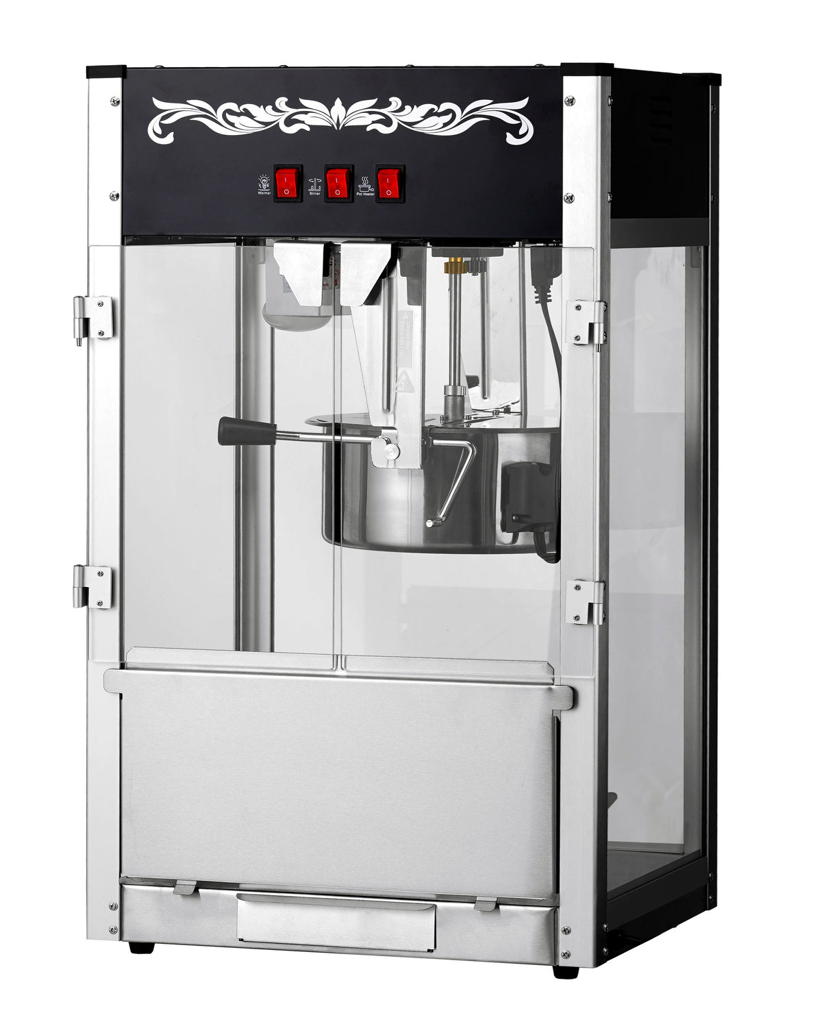 12oz Black Canadian Commercial Popcorn Machine — The Canada Popcorn Company